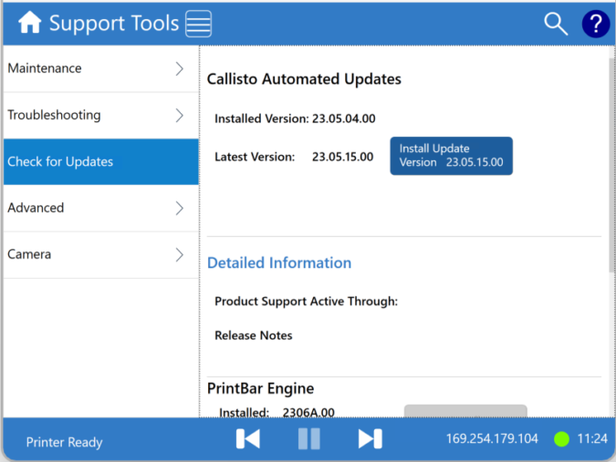 Checking the Callisto Versions and Updating the Software – Callisto ...